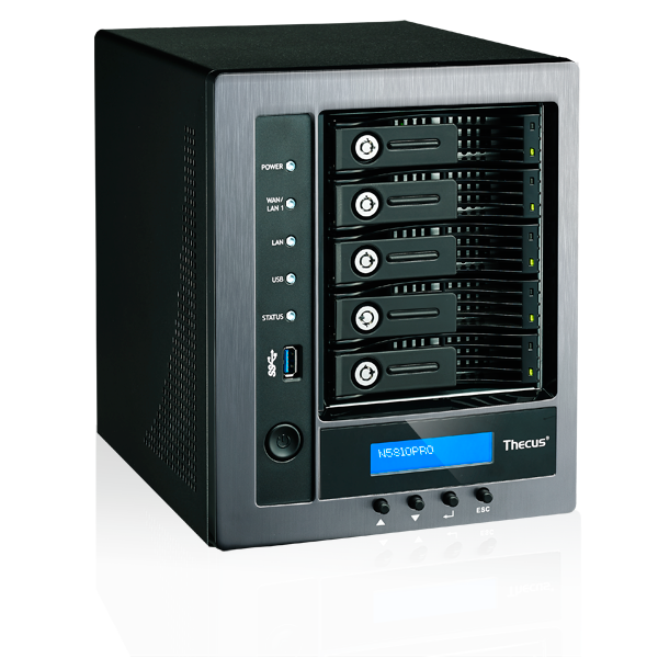 Thecus Announces N5810PRO: Zero-Crash 5-Bay NAS