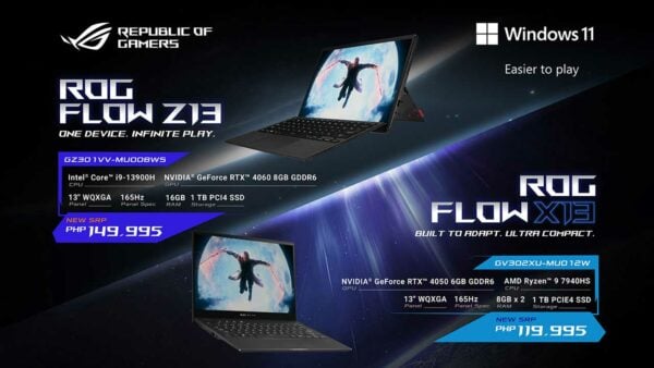 ASUS ROG Details Flow X13/Z13 2023 Model Price and Availability