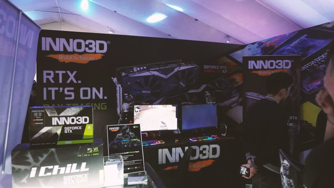 The Booths and Activities at Nvidia GeForce Day 2020