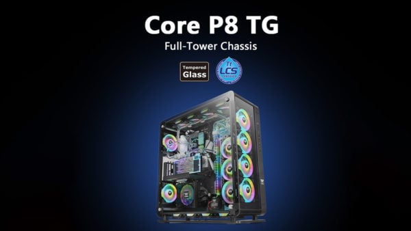 Thermaltake's Core P8 Tempered Glass Chassis is Now Available