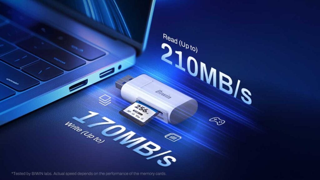 Biwin Announces SD160 SD Card, RC210 Reader and More