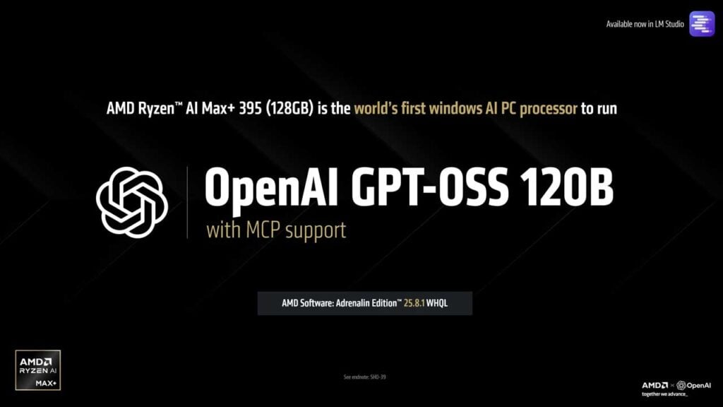 How to Run OpenAI GPT-OSS 120B/20B Models on AMD Hardware