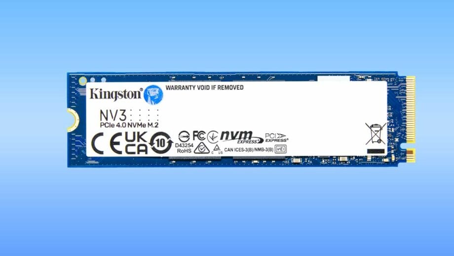 Kingston Unveils NV3 PCIe 4.0 NVMe SSD