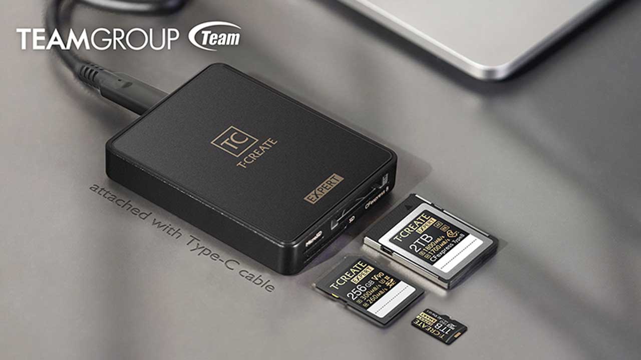 TEAMGROUP Launches T-CREATE EXPERT R31 3-in-1 Card Reader